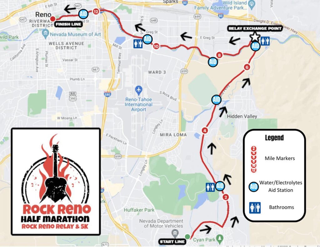 Course & Relay Information - Reno Running Company